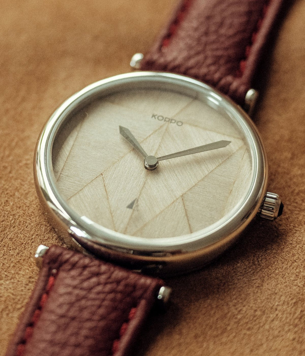 KOPPO leather strap - Burgundy